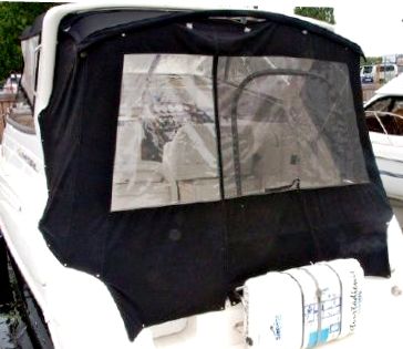 Regal® Commodore-2860, 2005: Bimini-Top, Front-Visor-Set Side-Curtains ...