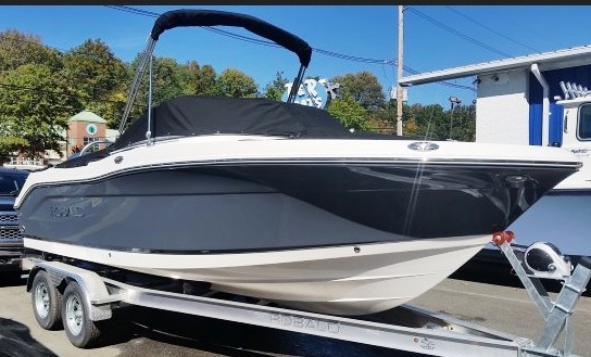 Robalo 207DC, 2017 R207 Bimini-Top-in-Boot Bow-Cover Cockpit-Cover ...