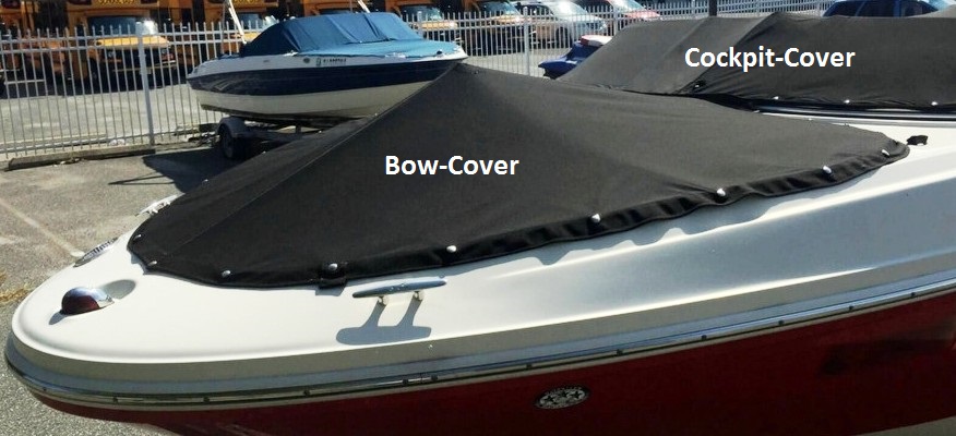 Sea Ray® 185 Sport NO Tower Bow-Cover-OEM-G0.2™ Factory Snap-On BOW ...