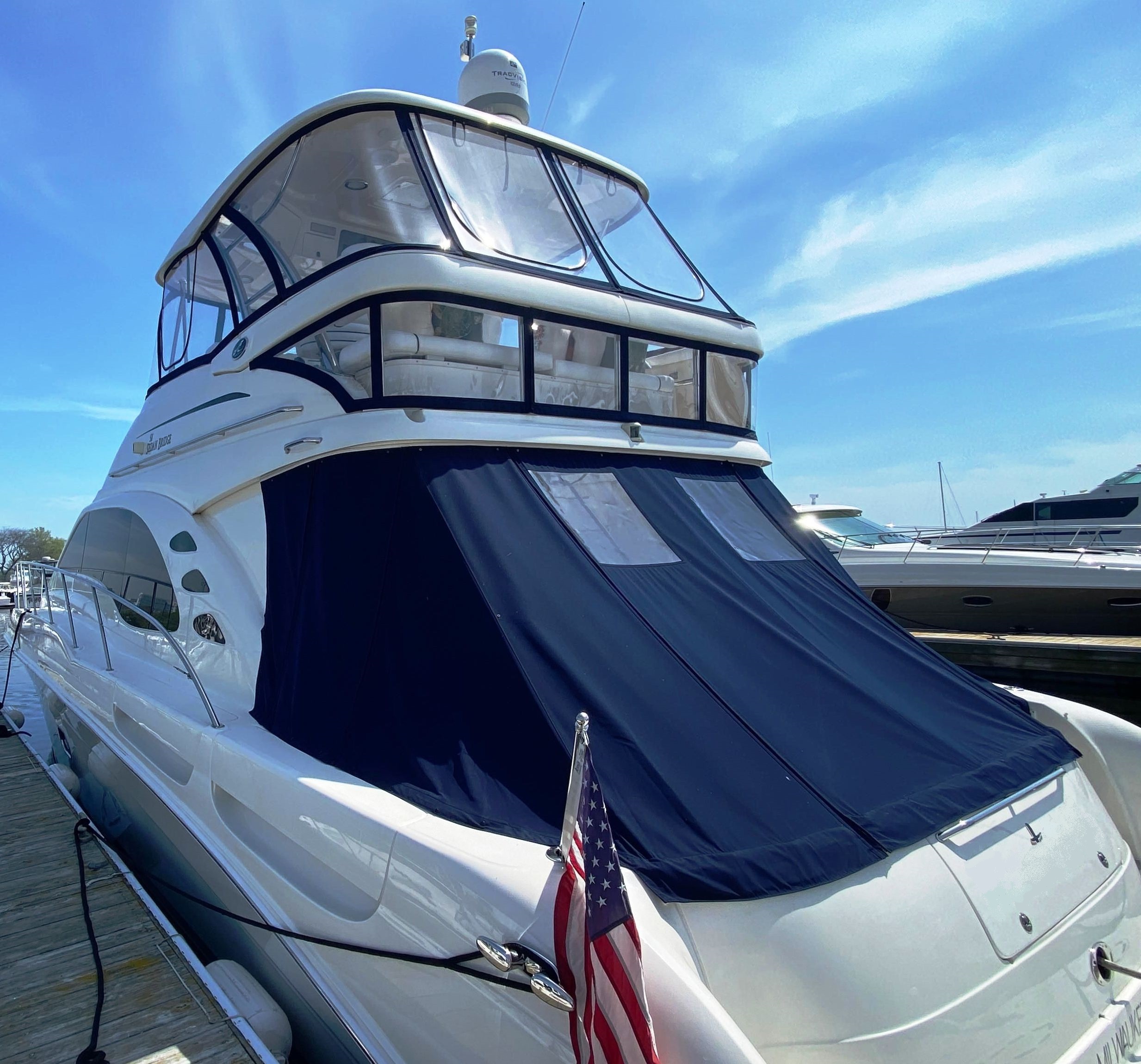 Sea Ray® 58-Sedan-Bridge, 2007: Bridge-Hard-Top-Full-Enclosure Cockpit ...